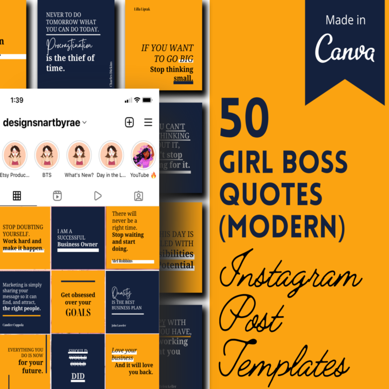 50 Modern Instagram Quote Templates - MasterBundles