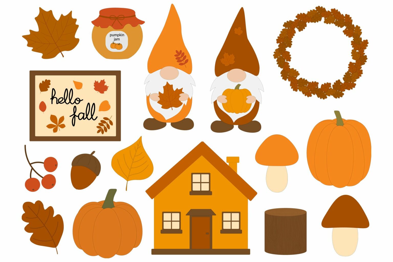 Fall Gnomes SVG. Harvest Gnomes – MasterBundles