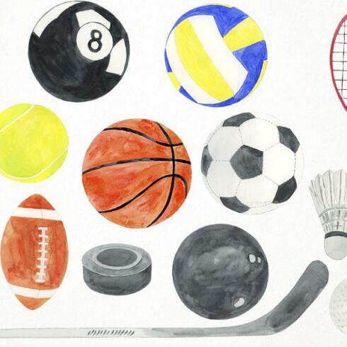 Sports Clipart Transparent Background | Master Bundles