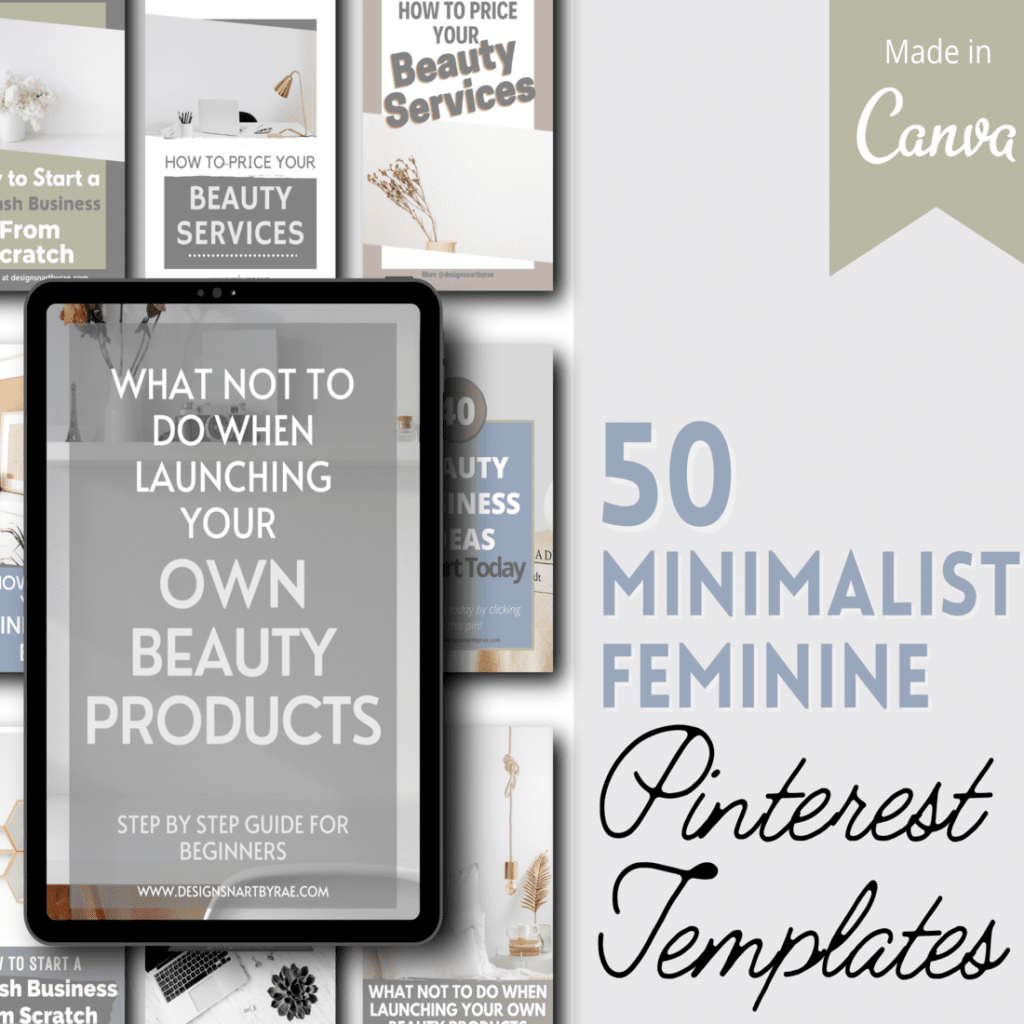50 Minimalist Pinterest Templates - MasterBundles