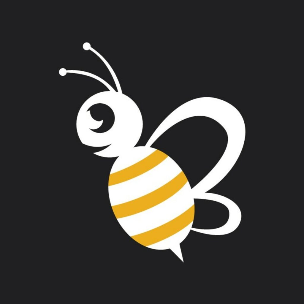 Bee Logo Vector for Farming Industry - MasterBundles