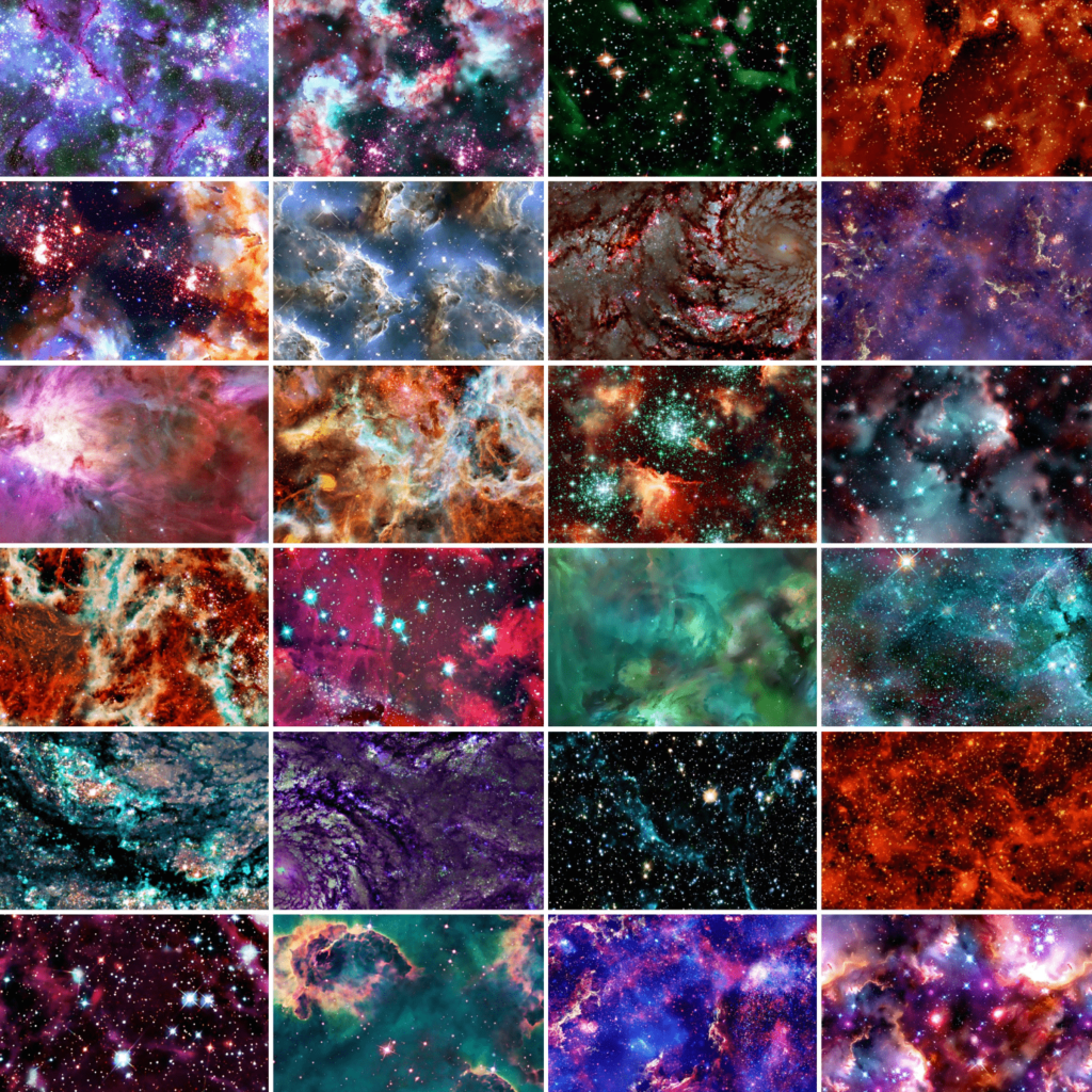 60 Space Patterns Bundle – MasterBundles