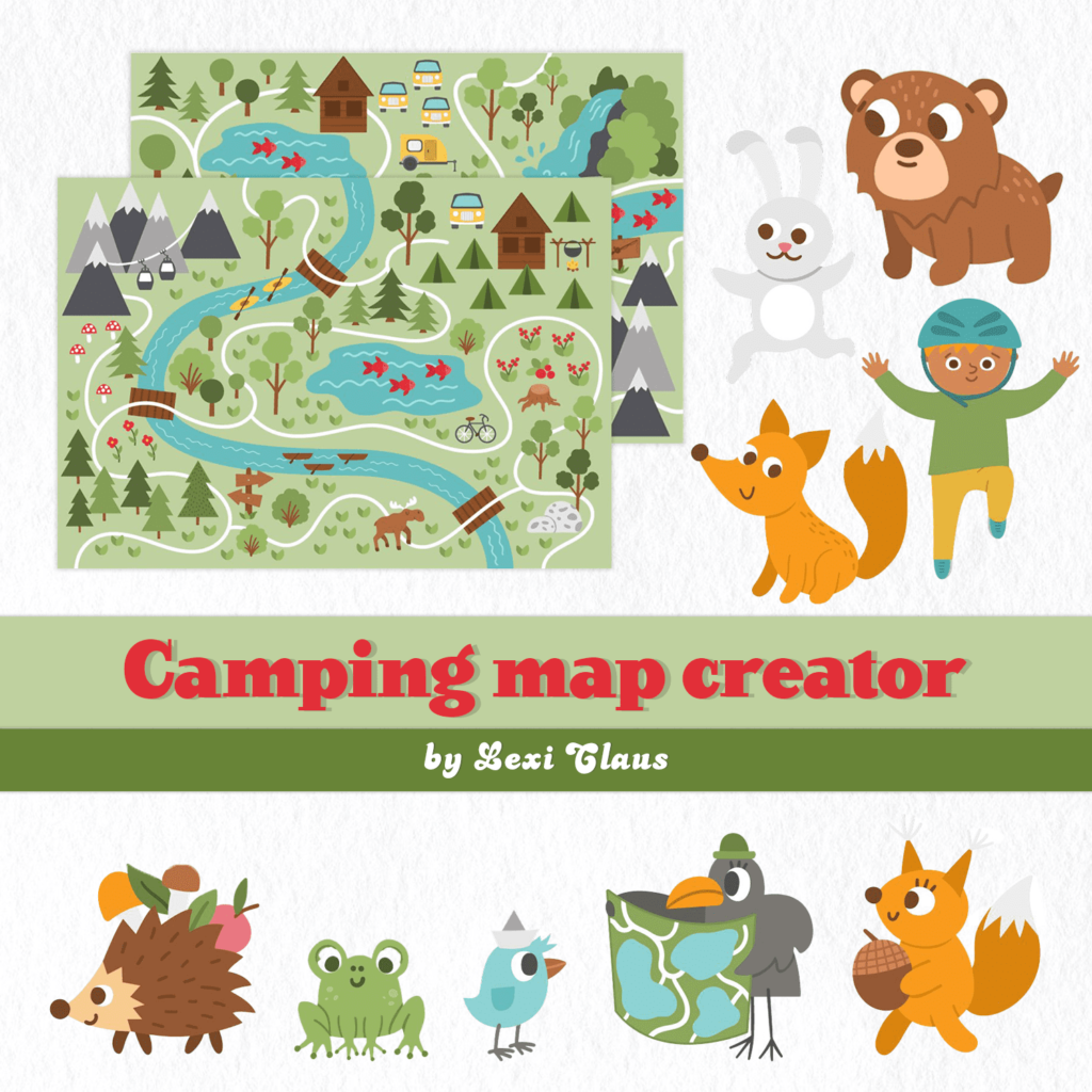 Camping Map Creator – MasterBundles Camping Map Creator – MasterBundles