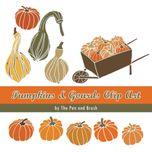 Pumpkins & Gourds Clip Art – MasterBundles