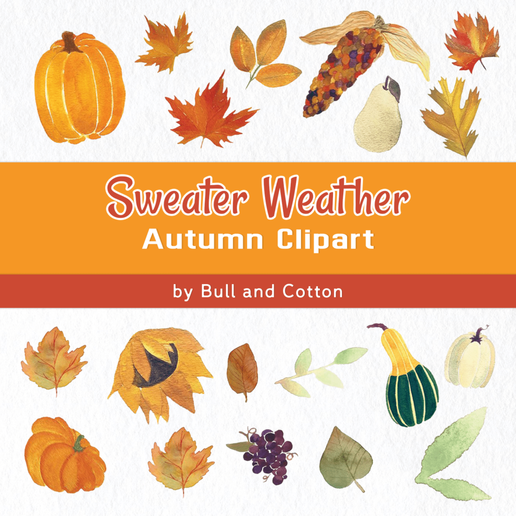 Sweater Weather Autumn Clipart – MasterBundles