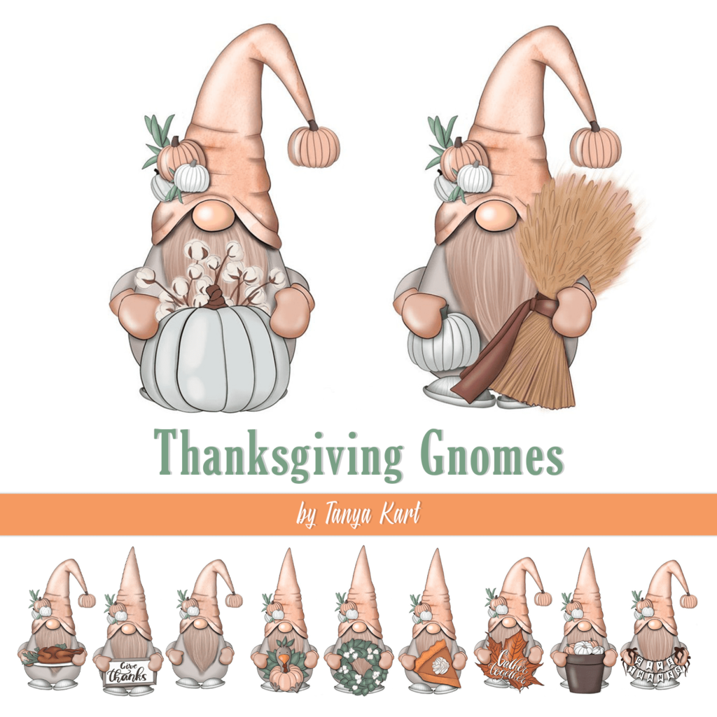 Thanksgiving Gnomes – MasterBundles