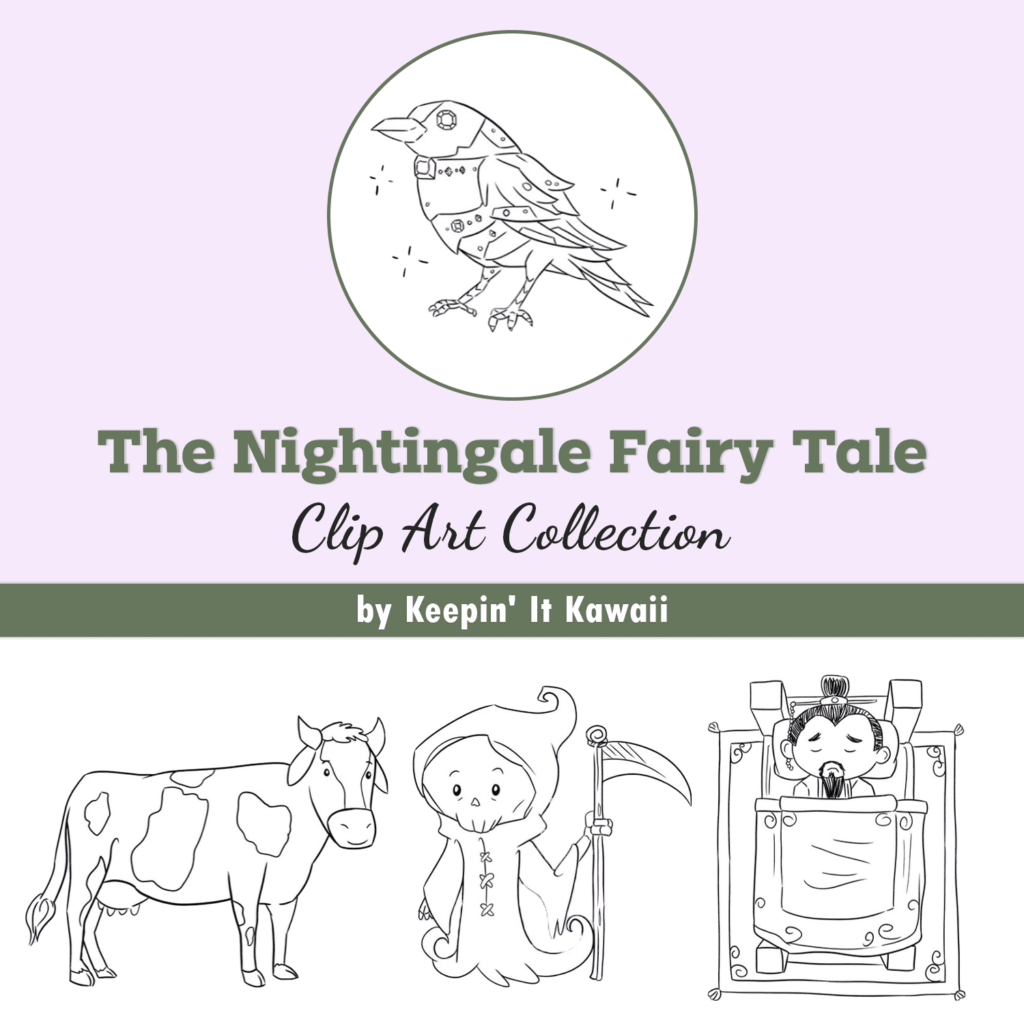 The Nightingale Fairy Tale Clip Art Collection – MasterBundles