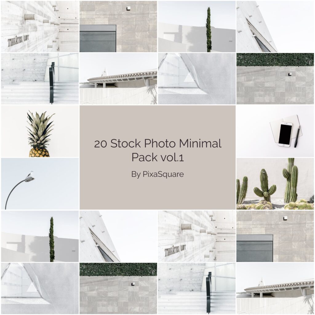 Minimalistic Photos Pack Vol.1 – MasterBundles