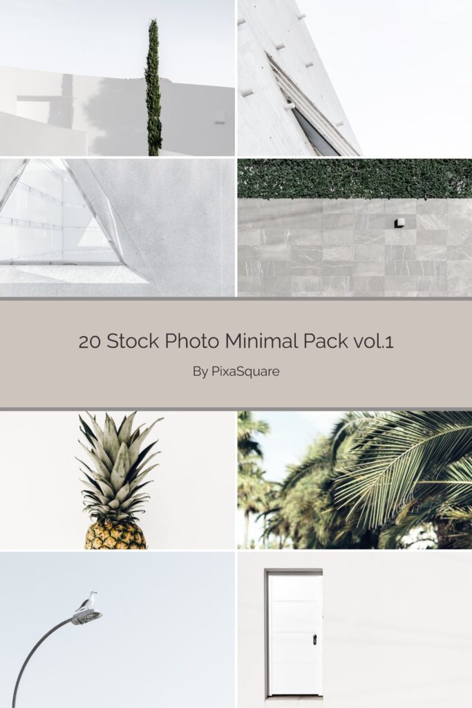 20 Stock Photo Minimal Pack Vol.1 – MasterBundles