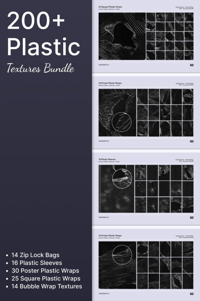 200+ Plastic Textures Bundle – MasterBundles