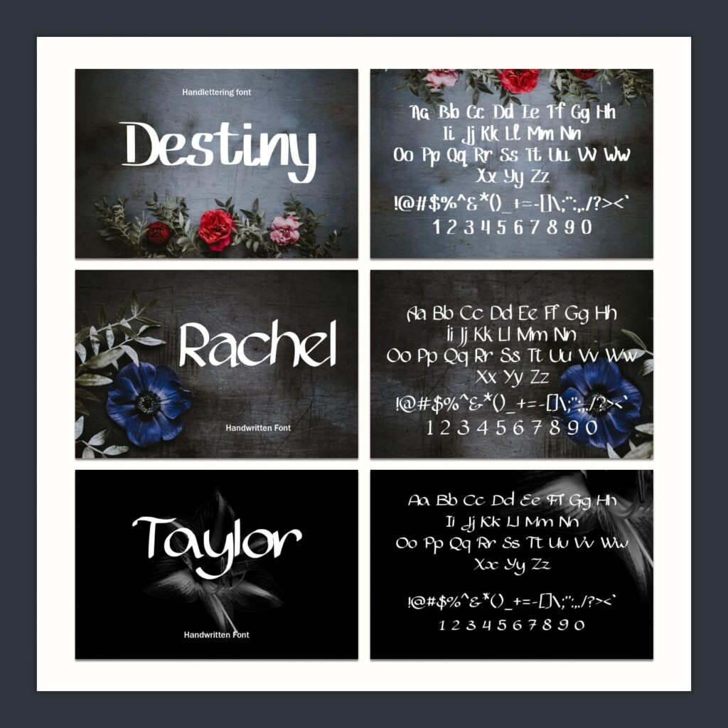 200 Unique Fonts Bundle – MasterBundles