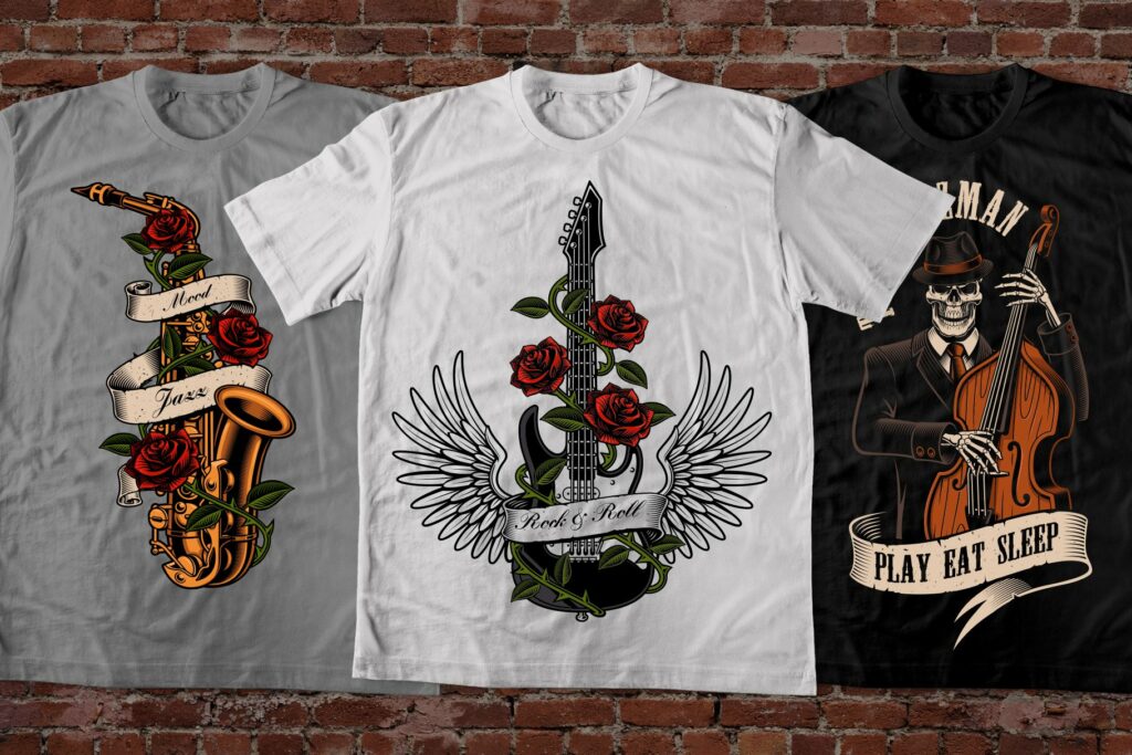 100 T-shirt Designs Bundle – MasterBundles