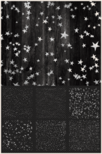 Seamless Silver Star Overlays – MasterBundles