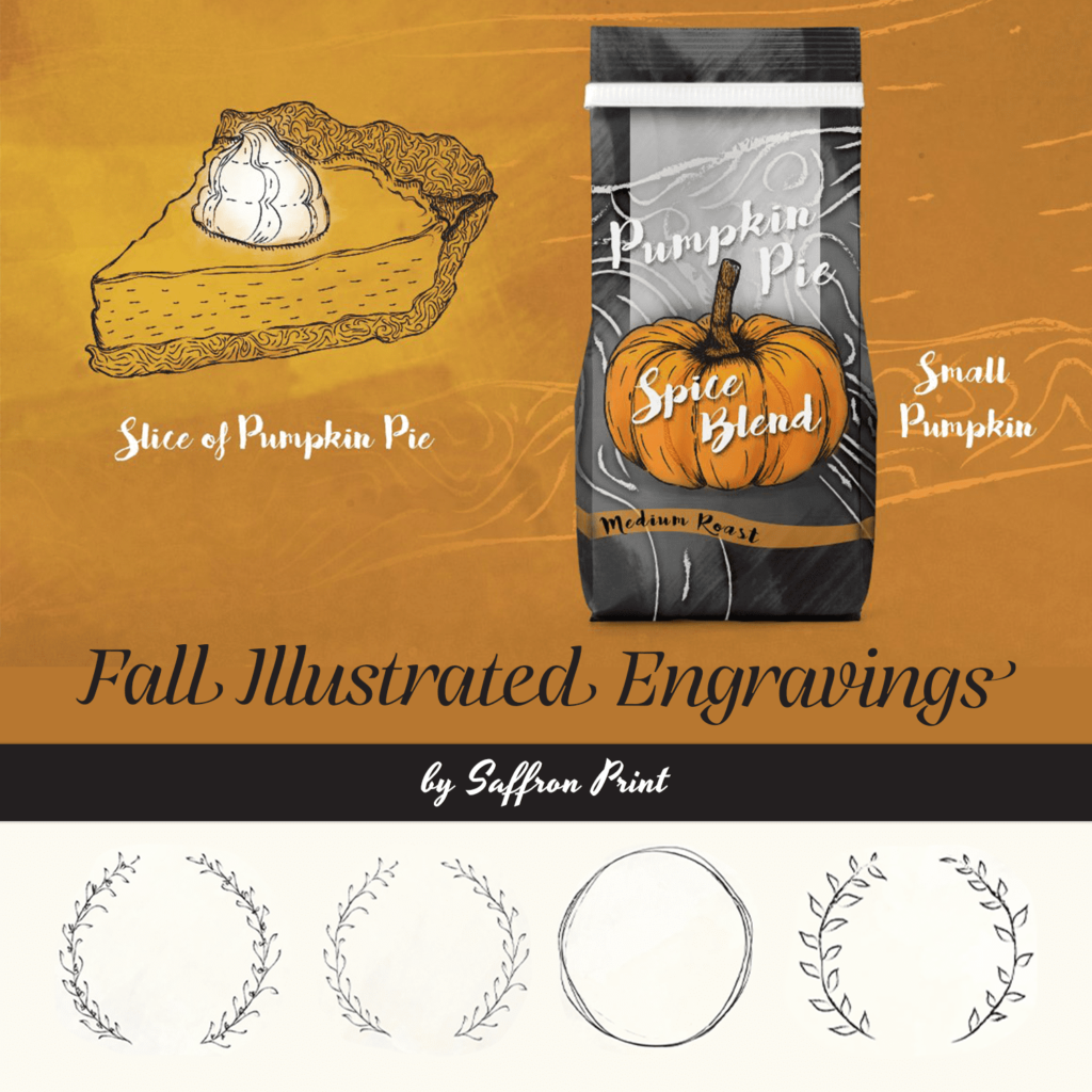 Fall Illustrated Engravings – MasterBundles