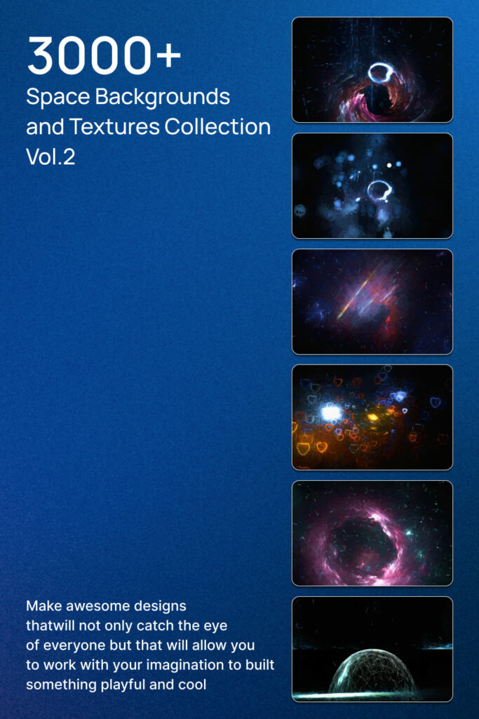 3000+ Space Backgrounds and Textures Collection – Vol.2 – MasterBundles