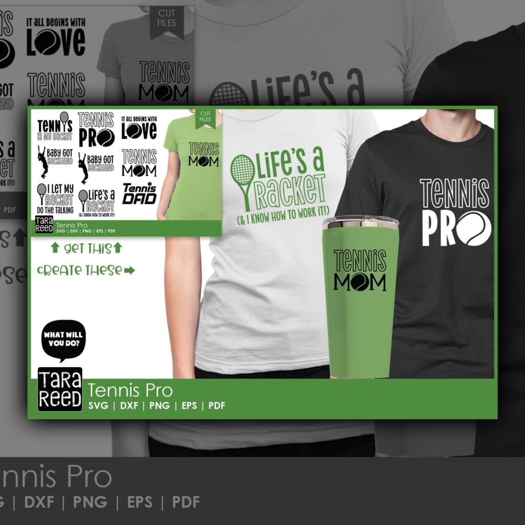 Tennis Pro - Tennis SVG and Cut Files for Crafters – MasterBundles