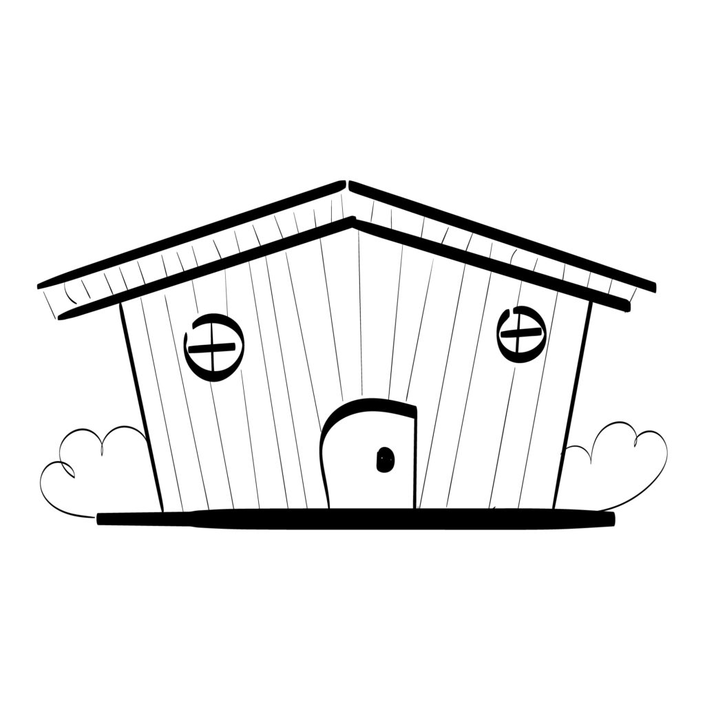Hand drawn house. Simple vector icon. - MasterBundles