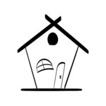 Hand drawn house. Simple vector icon. | MasterBundles