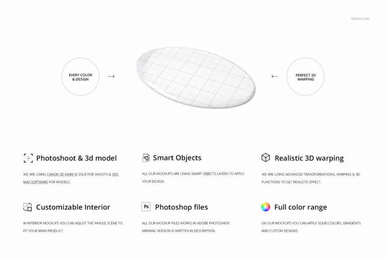 3D Epoxy Dome Stickers Mockup Set – MasterBundles