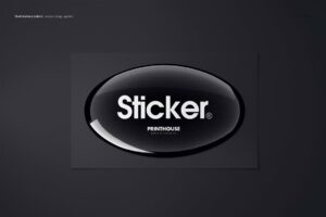 3D Epoxy Dome Stickers Mockup Set – MasterBundles