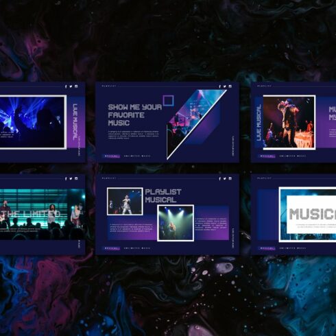 PLAYLIST Google Slide Template | Master Bundles