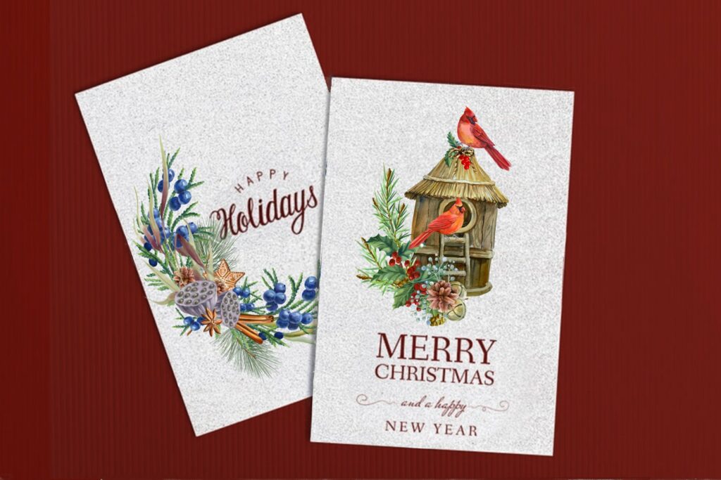 Red Cardinal, Christmas Bouquets – MasterBundles