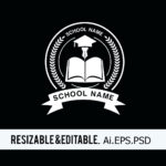 Education Resizable and Editable Logo | MasterBundles