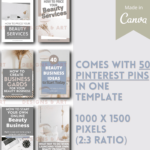 50 Minimalist Pinterest Templates | MasterBundles