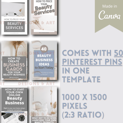 50 Minimalist Pinterest Templates - MasterBundles