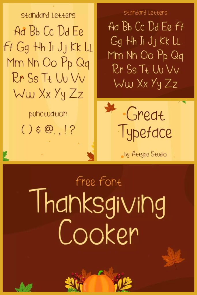 125+ Thanksgiving Fonts 2022: Premium and Free