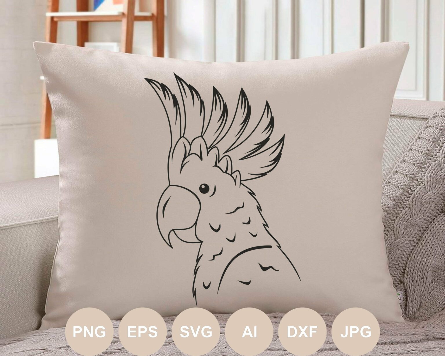 Cockatoo Svg File, Animal Svg, Cockatoo Cut File, Bird Svg – MasterBundles