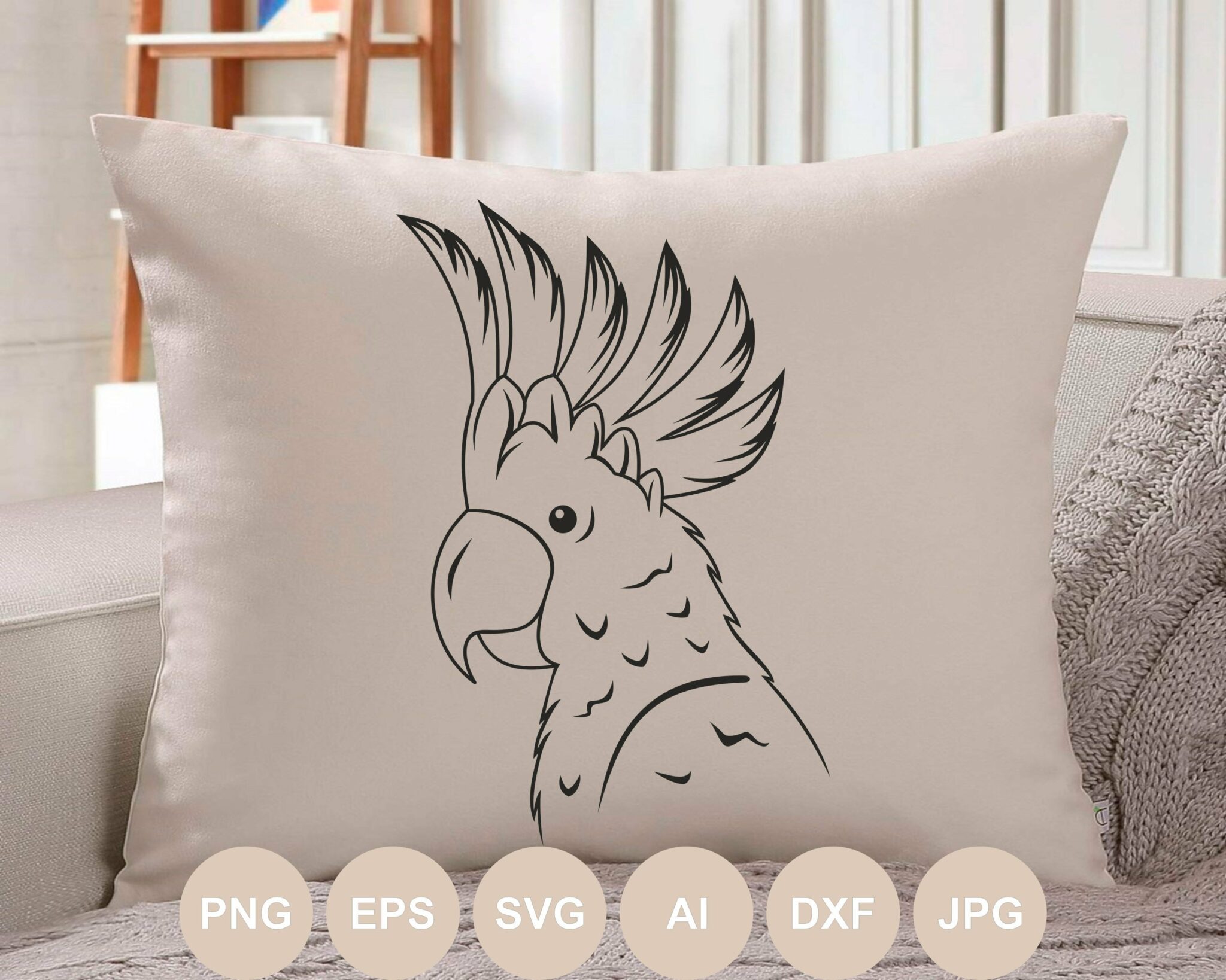 Cockatoo Svg File, Animal Svg, Cockatoo Cut File, Bird Svg – MasterBundles