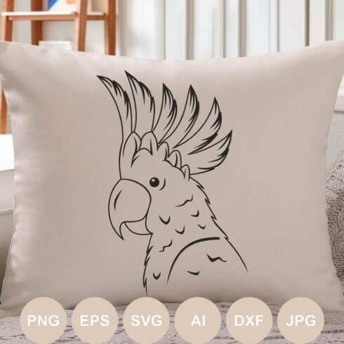 Cockatoo Svg File, Animal Svg, Cockatoo Cut File, Bird Svg | Master Bundles