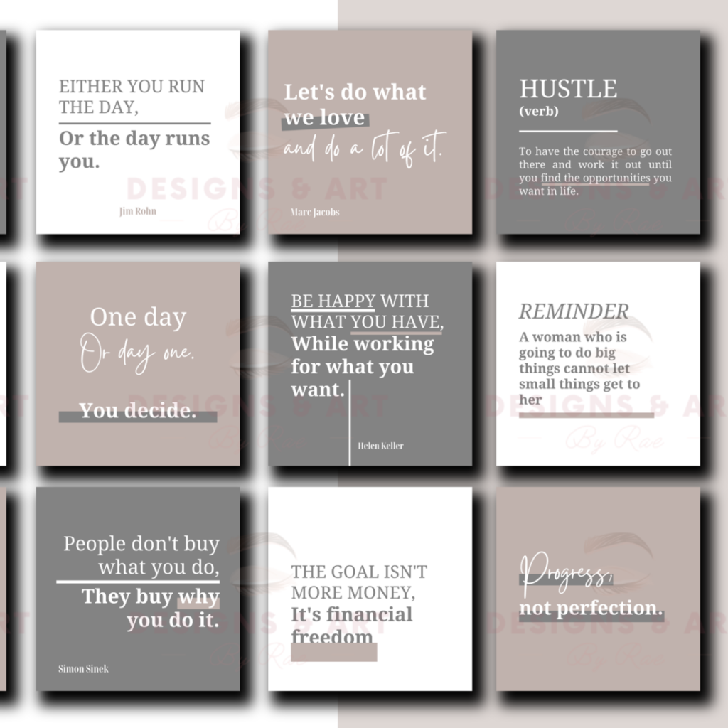 50 Minimalist Instagram Quotes - MasterBundles