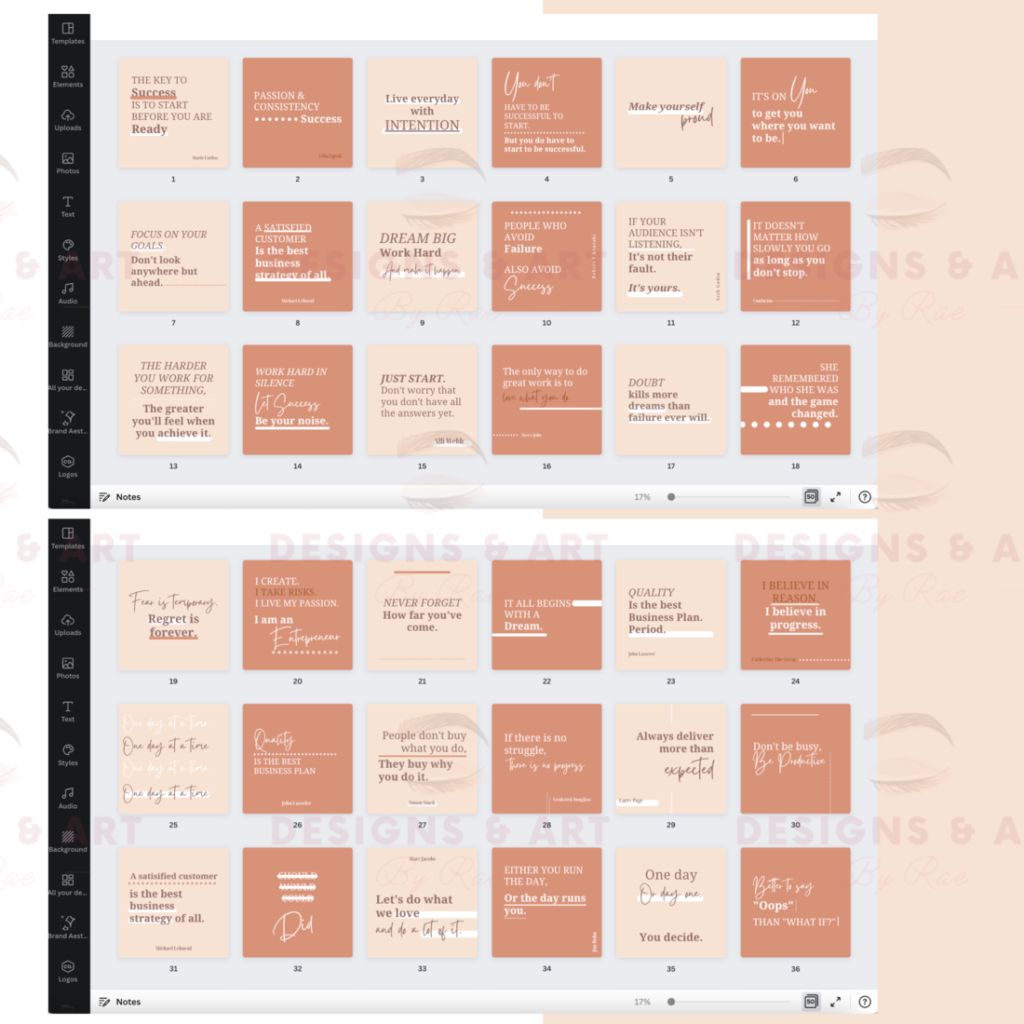 50 Boho Instagram Quote Templates - MasterBundles