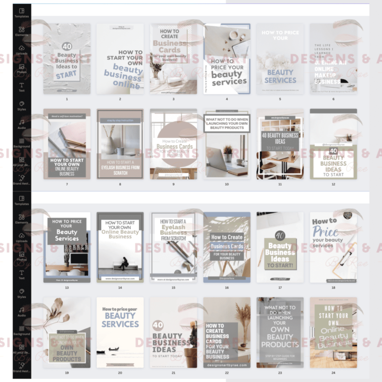 50 Minimalist Pinterest Templates - MasterBundles