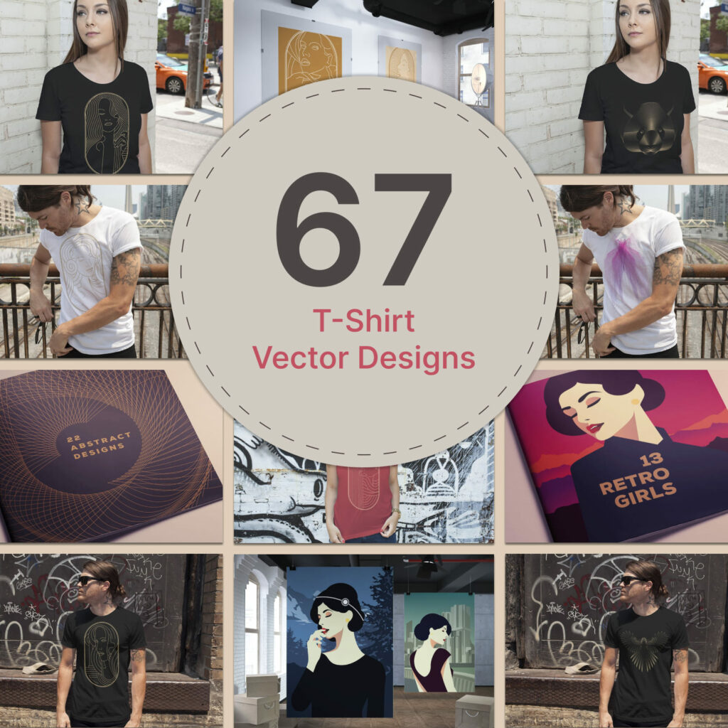 67 T-Shirt Vector Designs – MasterBundles