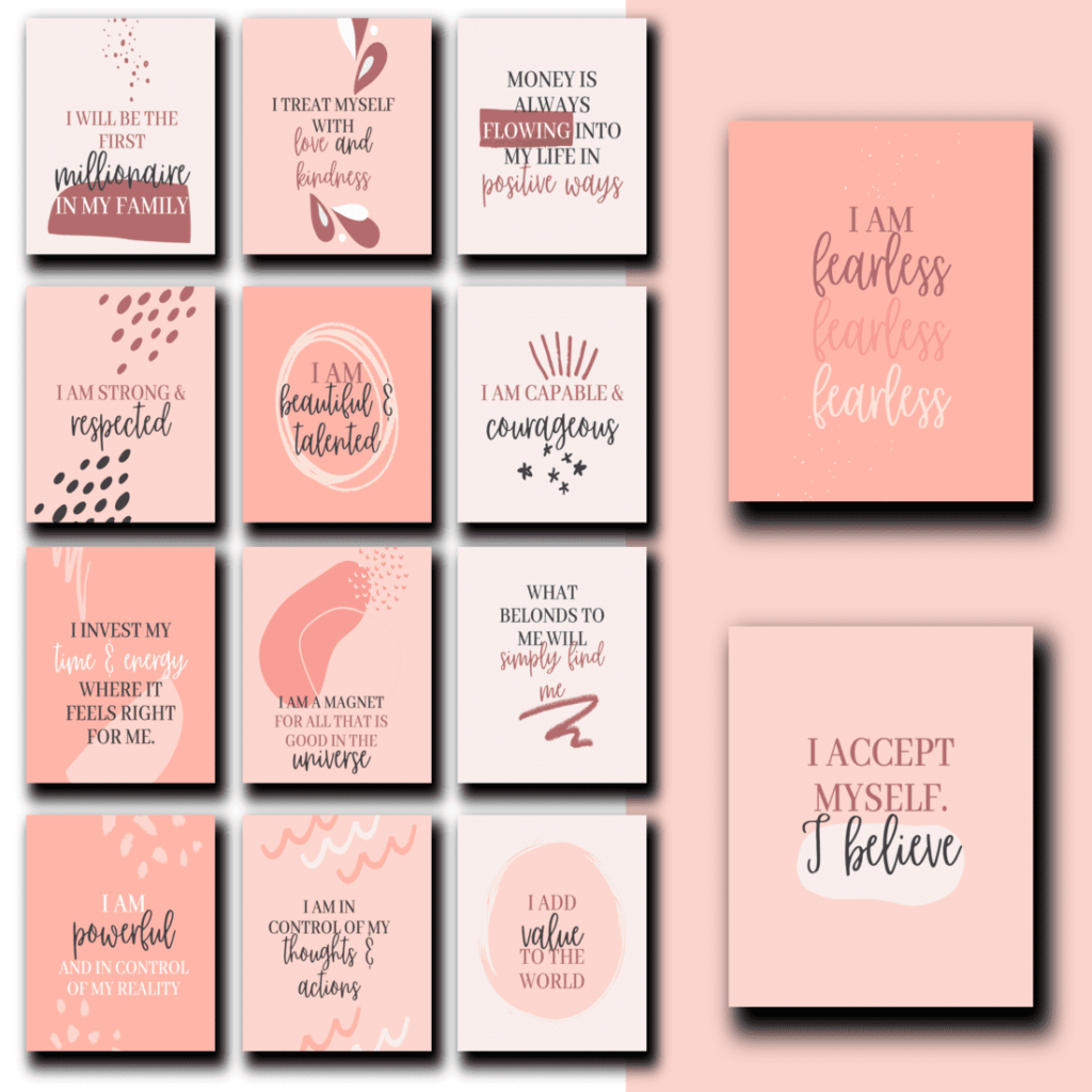 Affirmation Quotes IG Quote Posts - MasterBundles