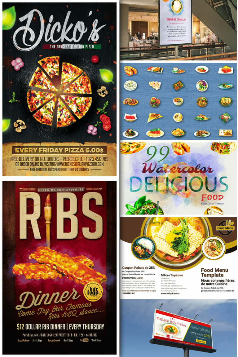 99 Watercolor Delicious Food Design – MasterBundles