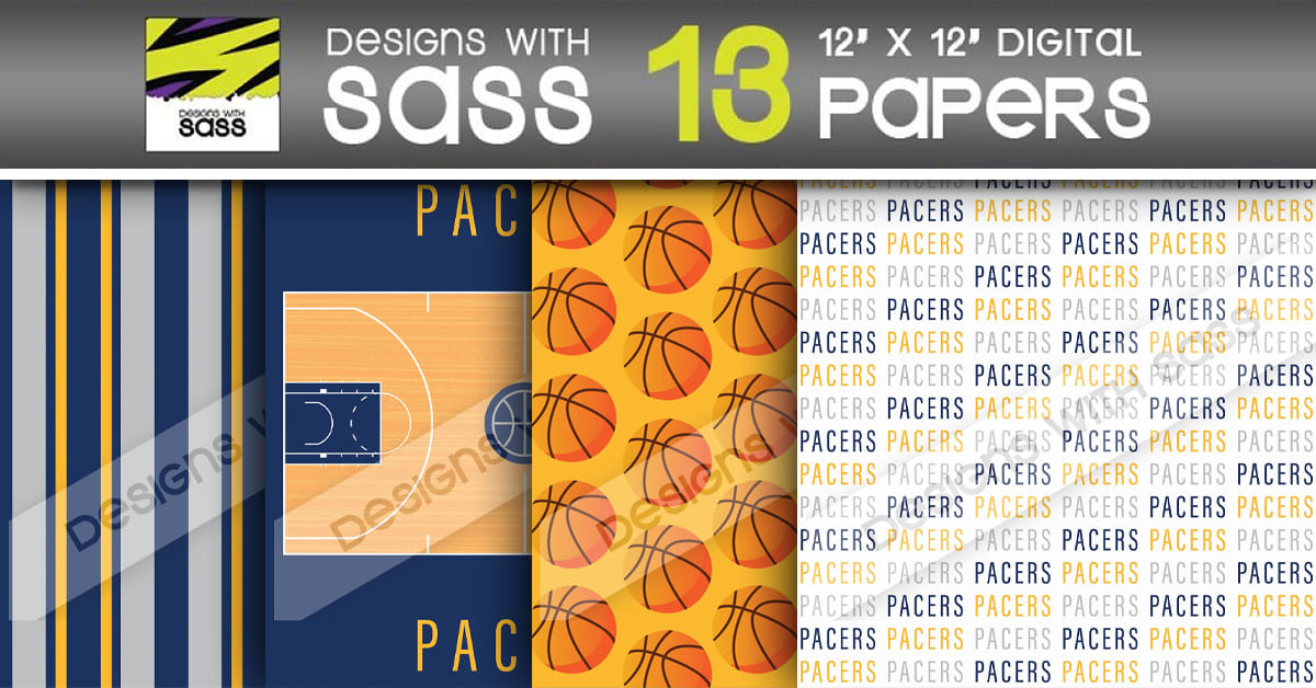 Indiana Basketball Digital Paper – MasterBundles