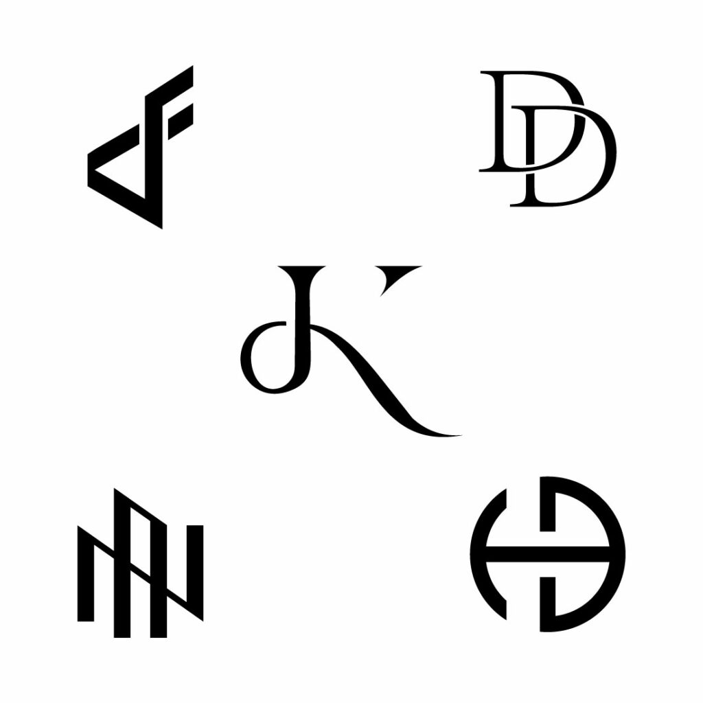 5 Word Mark Stylish Logo Design - MasterBundles