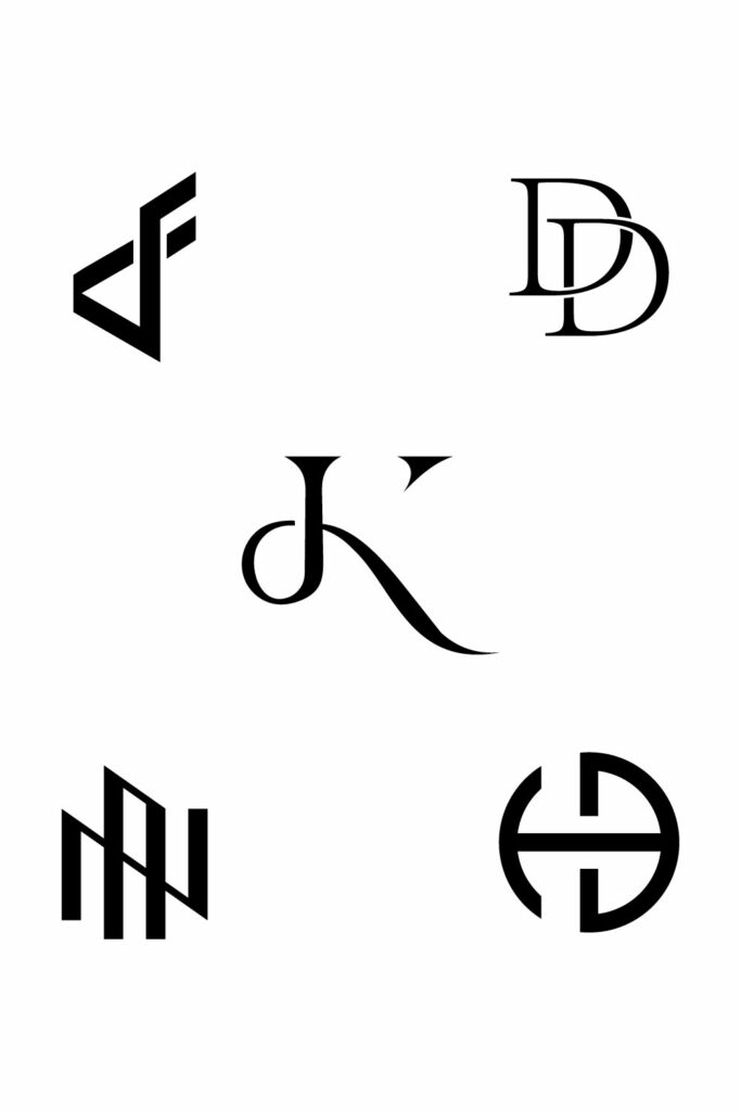 5 Word Mark Stylish Logo Design - MasterBundles