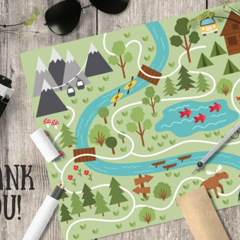 Camping Map Creator | Master Bundles