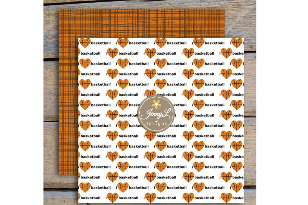 Basketball Digital Papers and Clipart Set – MasterBundles