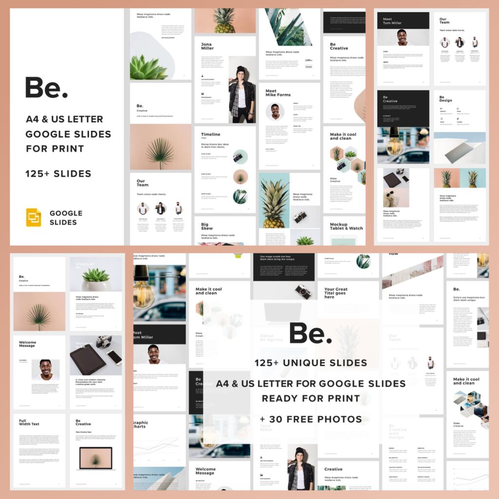 A4 Vertical Google Slides +30 Photos – MasterBundles