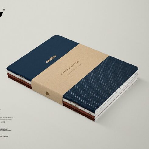 A5 Classic Notebook Mockup Set | Master Bundles