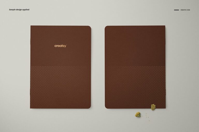 A5 Classic Notebook Mockup Set – MasterBundles