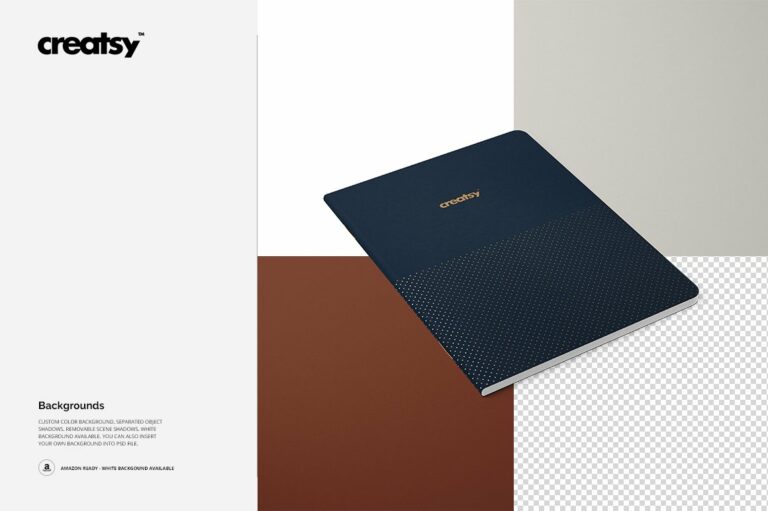 A5 Classic Notebook Mockup Set – MasterBundles