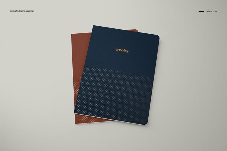 A5 Classic Notebook Mockup Set – MasterBundles