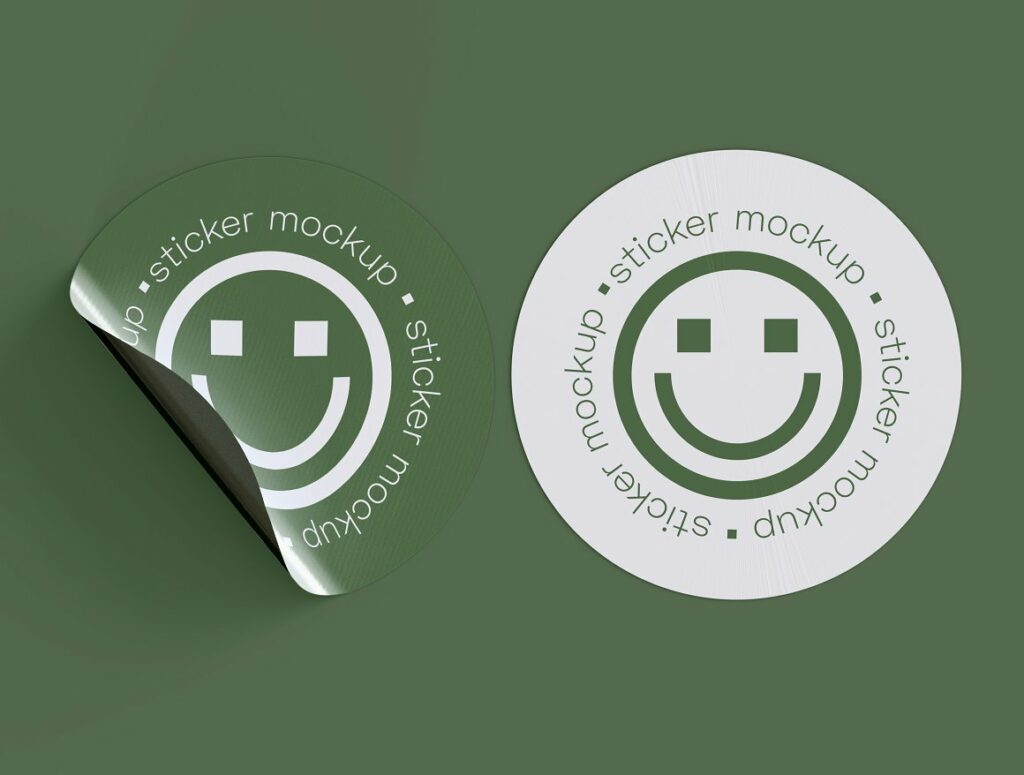 Adhesive Sticker Mockup – MasterBundles